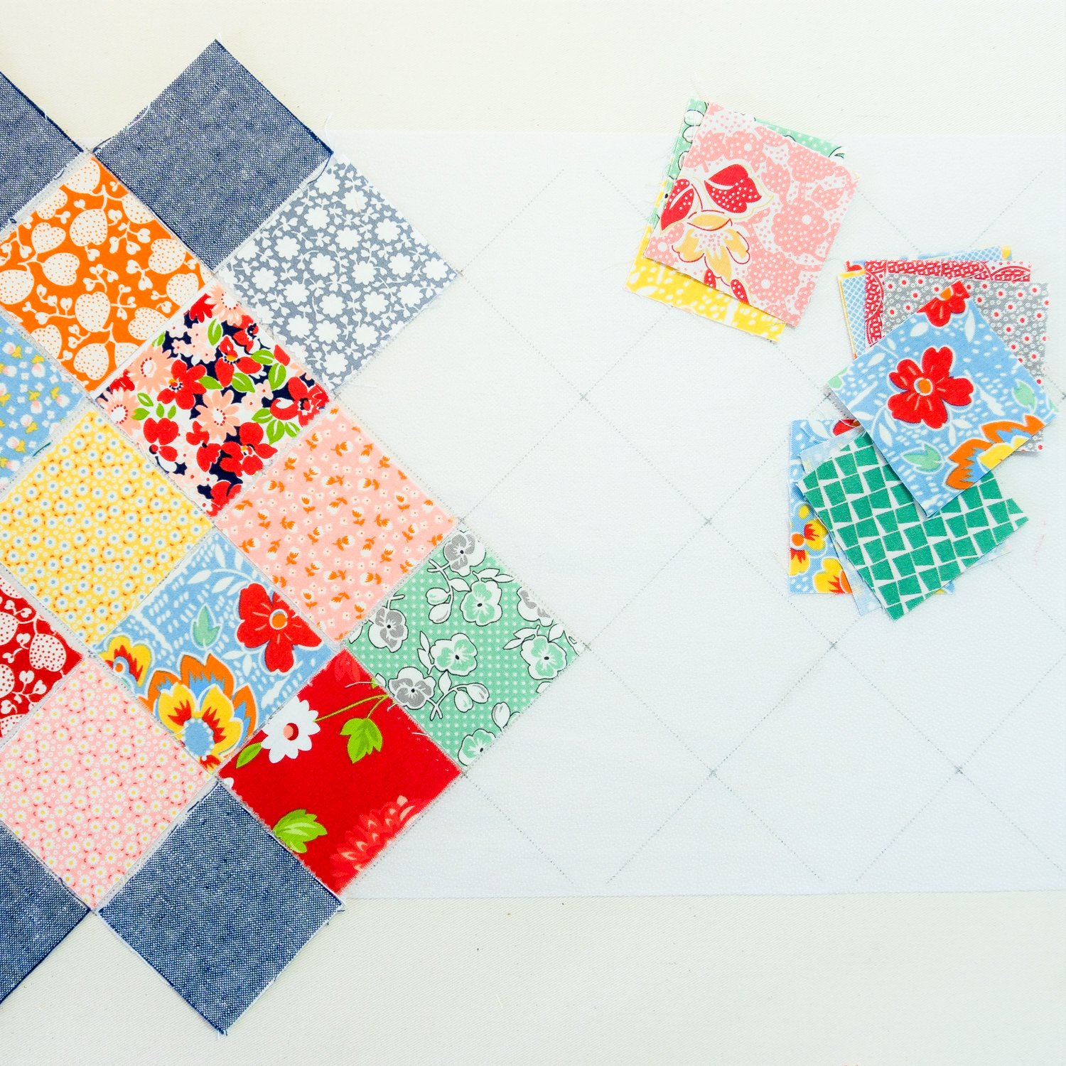 EasyPiecing Grid On-Point Border Panels | TenSisters Handicraft